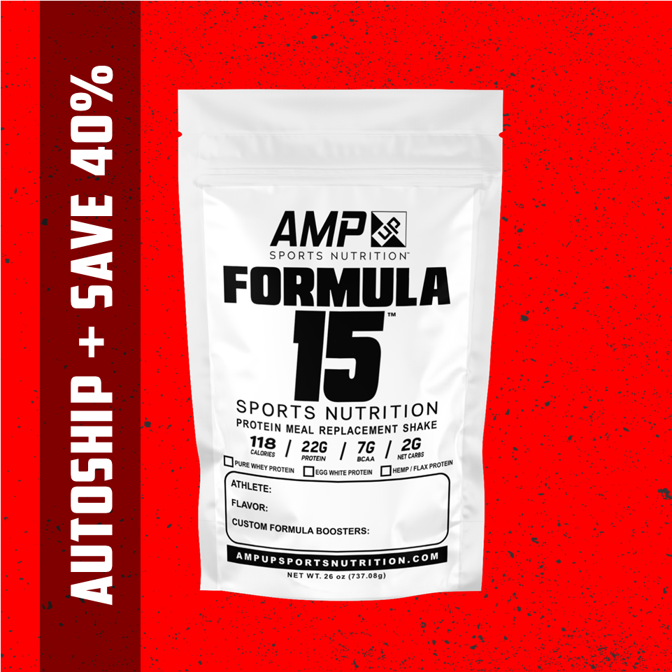 Formula 15 Sports Shake Autoship | AMP UP Sports Nutrition