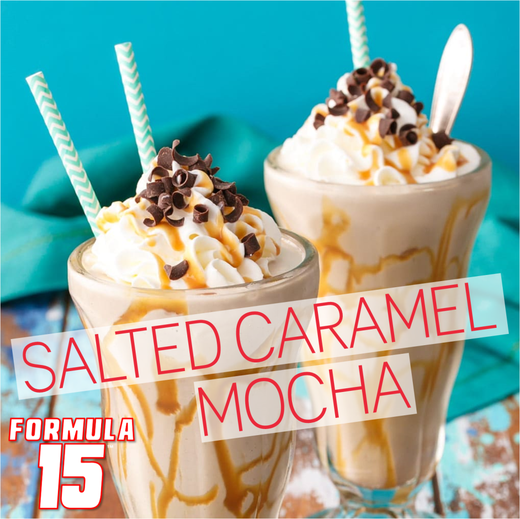 FORMULA 15 Sports Nutrition Shake [20 svgs] Salted Caramel Mocha - AMP ...